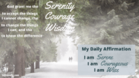 Motivational Monday Affirmation - The Serenity Prayer - 50 Friendly