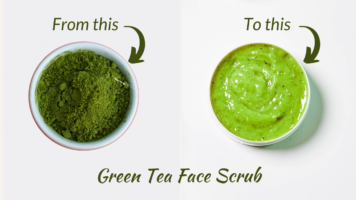 DIY Green Tea Facial Scrub - 50 Friendly